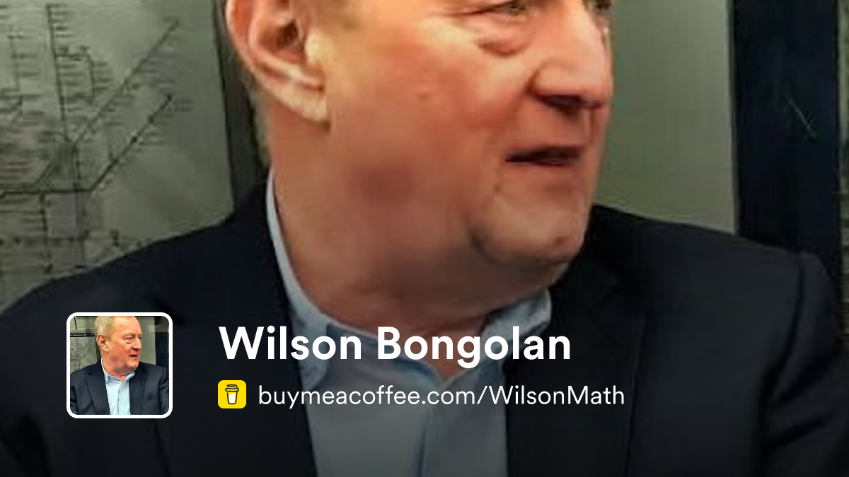 Wilson Bongolan - Buymeacoffee