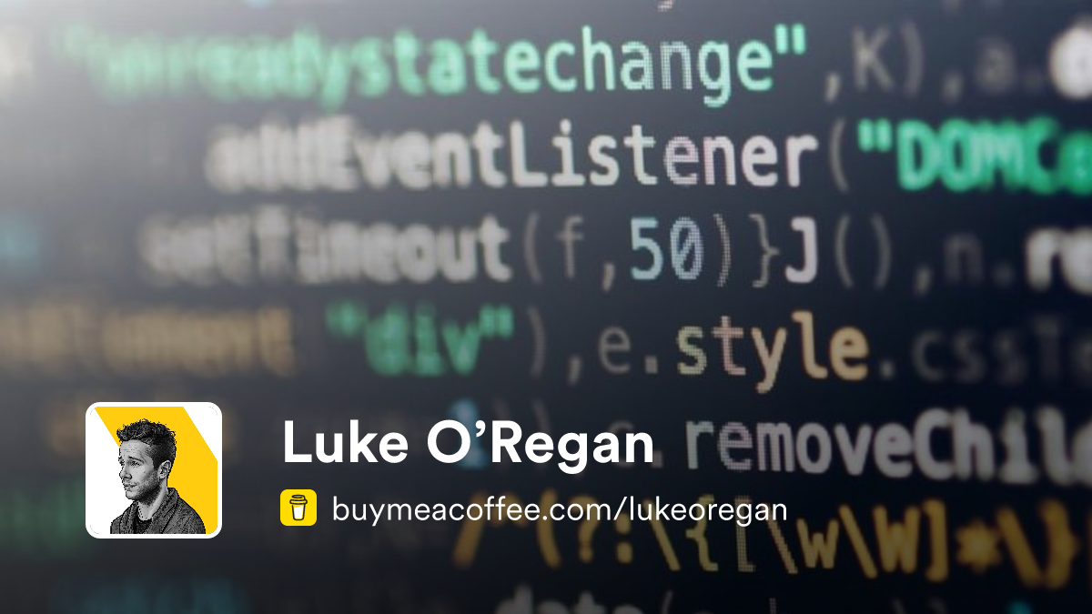 Luke O’Regan - Buymeacoffee