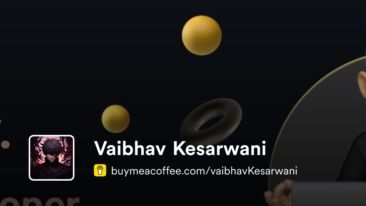 Vaibhav Kesarwani - Buymeacoffee