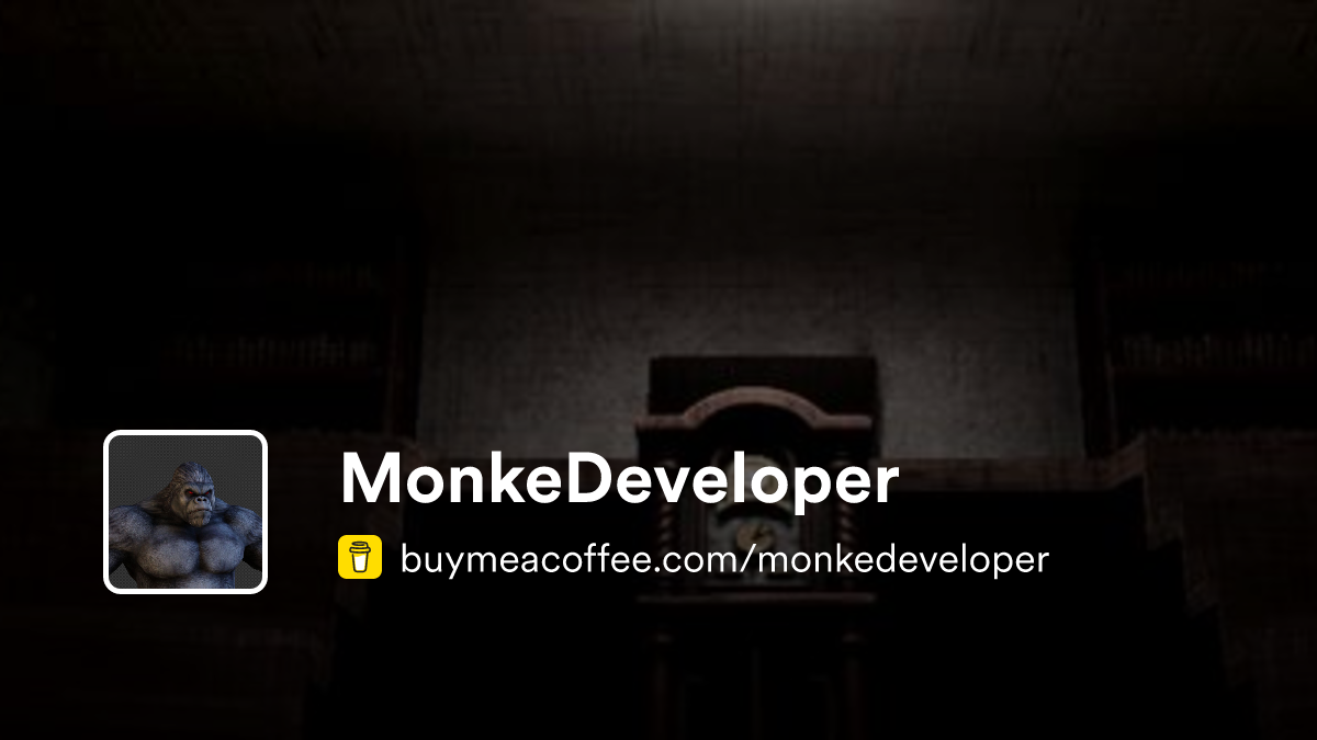 MonkeDeveloper is Unity Games, 3D Models, PBR Textures - Buymeacoffee