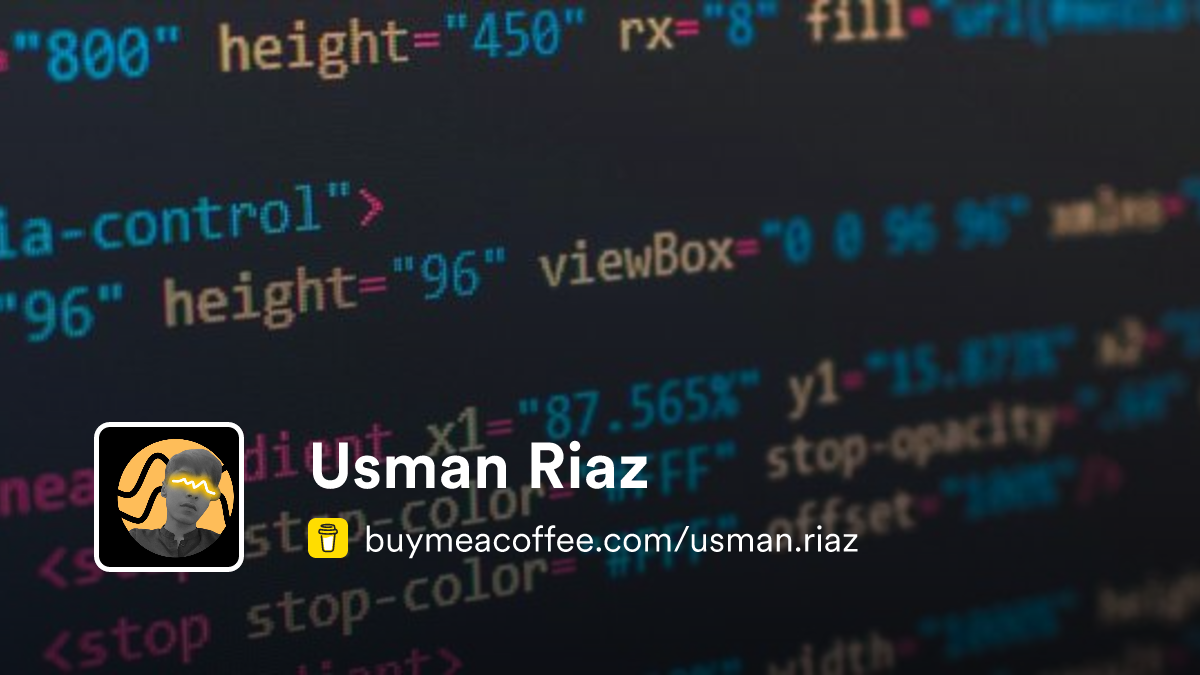 Usman Riaz - Buymeacoffee