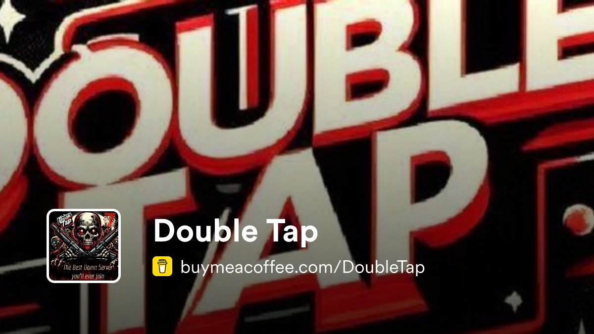 Double Tap - Buymeacoffee