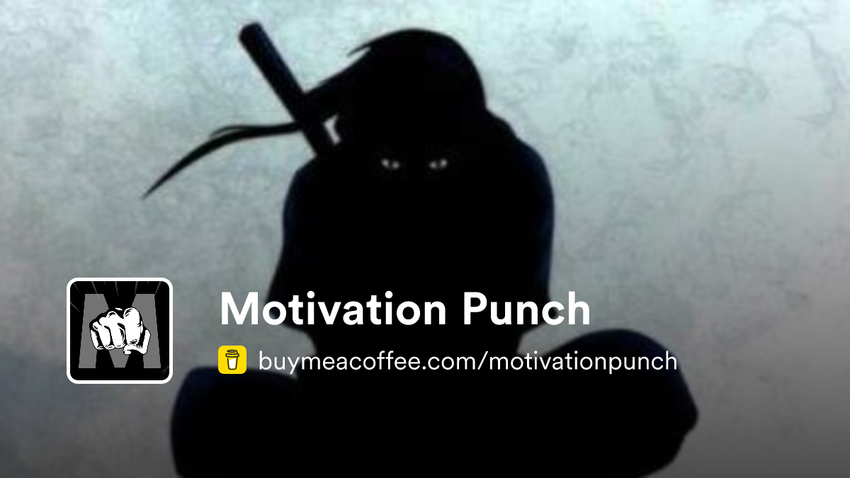 Motivation Punch - Buymeacoffee