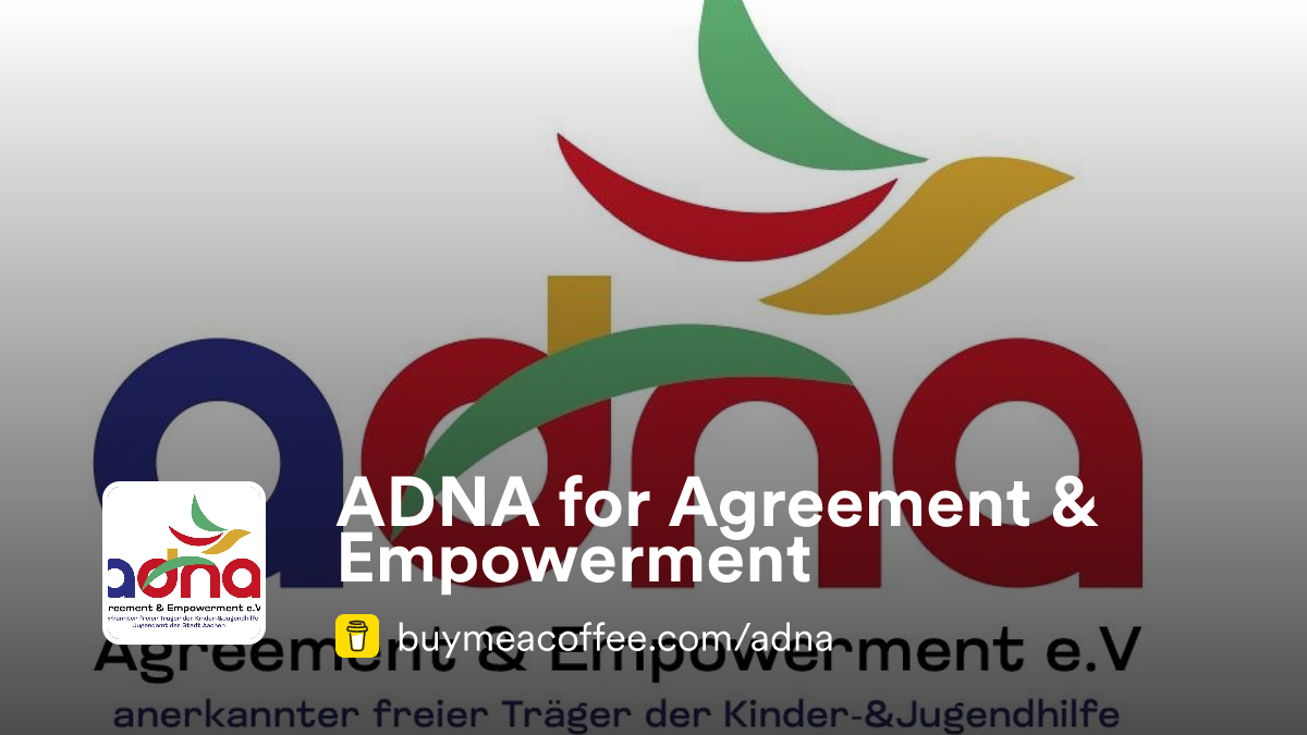 ADNA for Agreement & Empowerment - Buymeacoffee