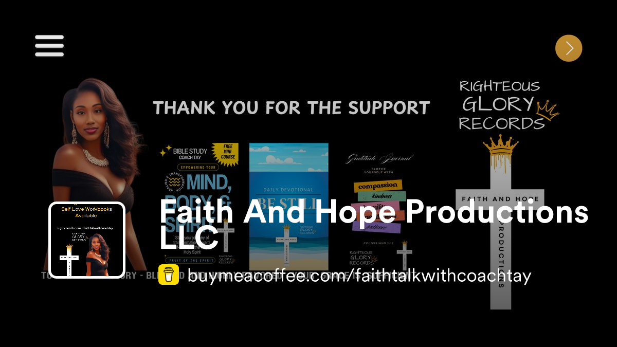 Gallery | Faith And Hope Productions LLC - Buymeacoffee