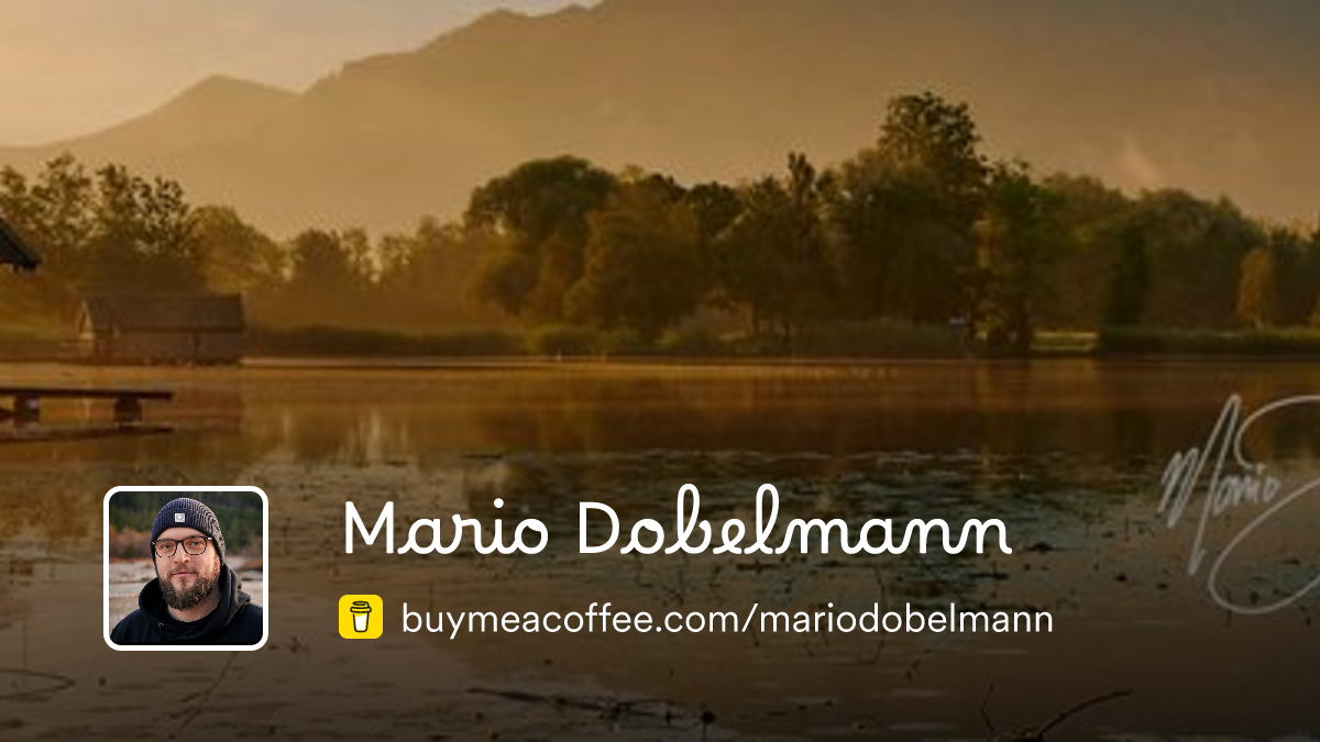 Mario Dobelmann is a nature and landscape photographer - Buymeacoffee