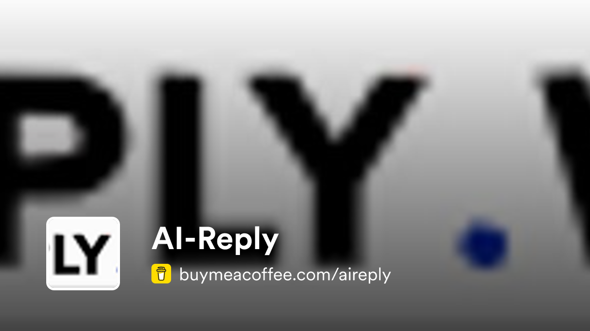 AI-Reply - Buymeacoffee
