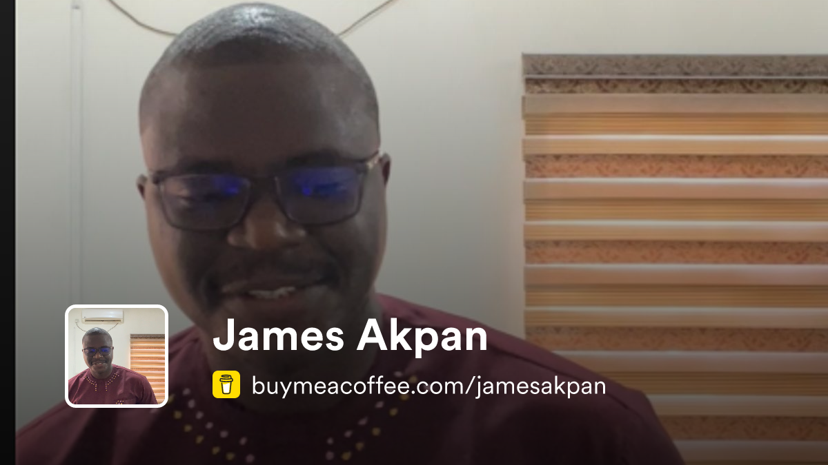 James Akpan - Buymeacoffee