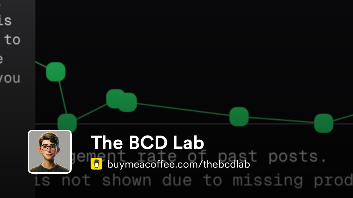 The BCD Lab - Buymeacoffee