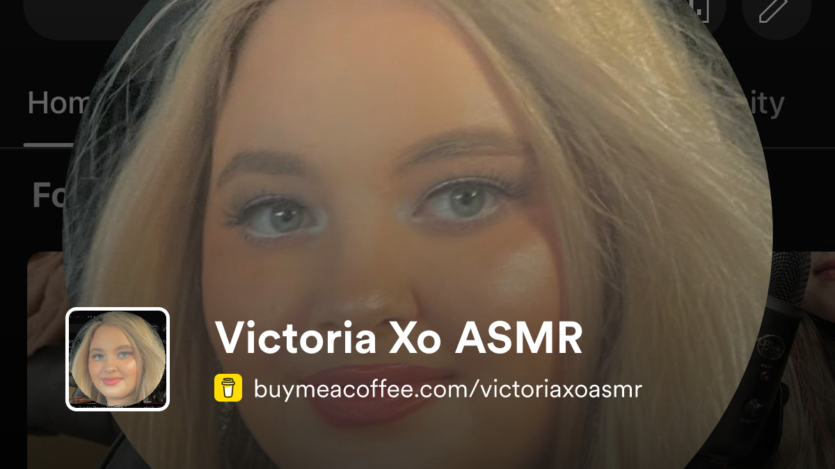 Victoria Xo ASMR - Buymeacoffee