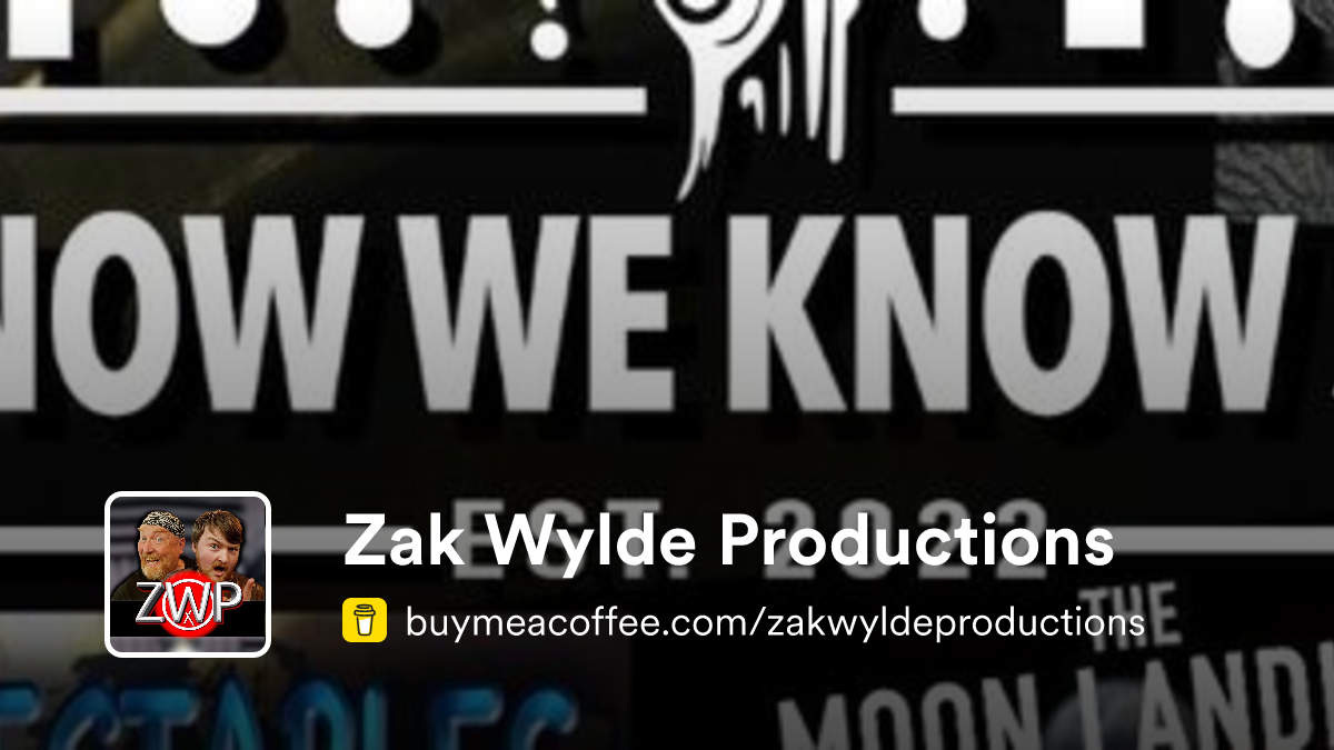 Zak Wylde Productions is independent studio producing films, reviews & podcasts! - Buymeacoffee