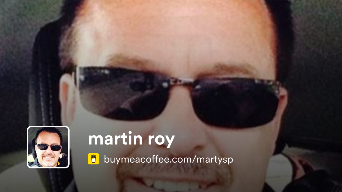 martin roy - Buymeacoffee