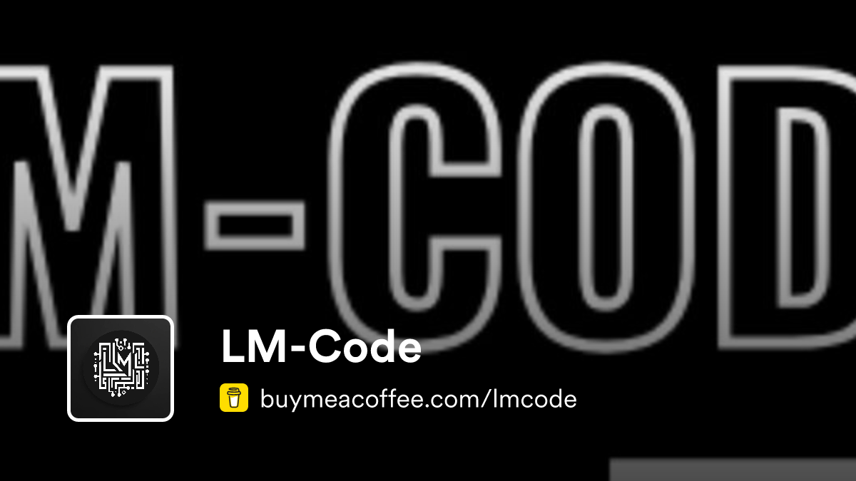 LM-Code - Buymeacoffee