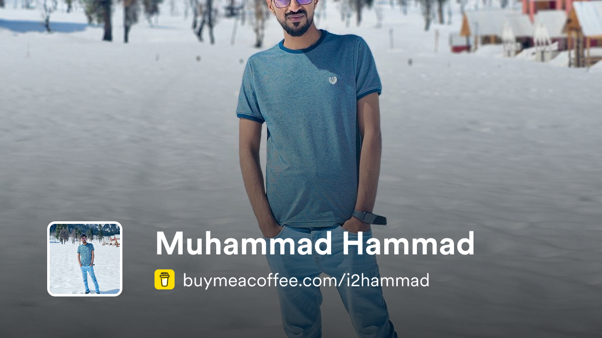 Muhammad Hammad - Buymeacoffee