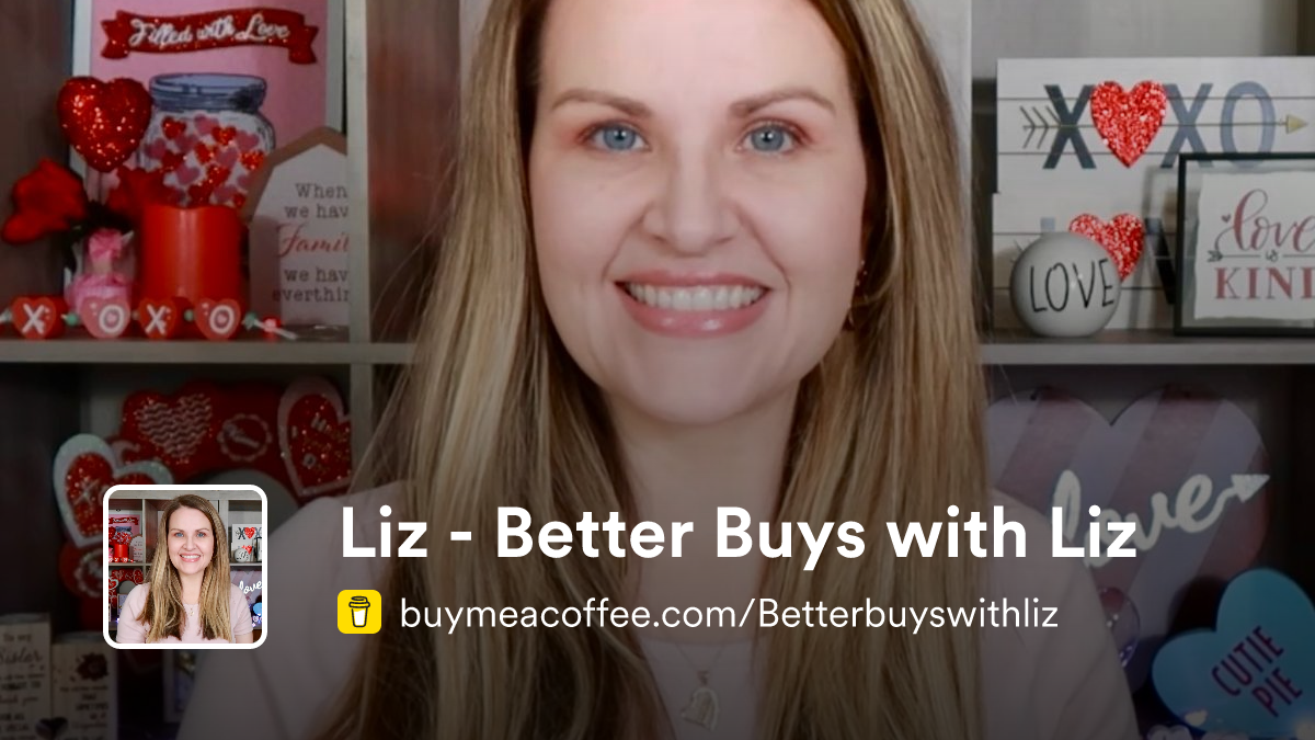 Liz - Better Buys with Liz - Buymeacoffee
