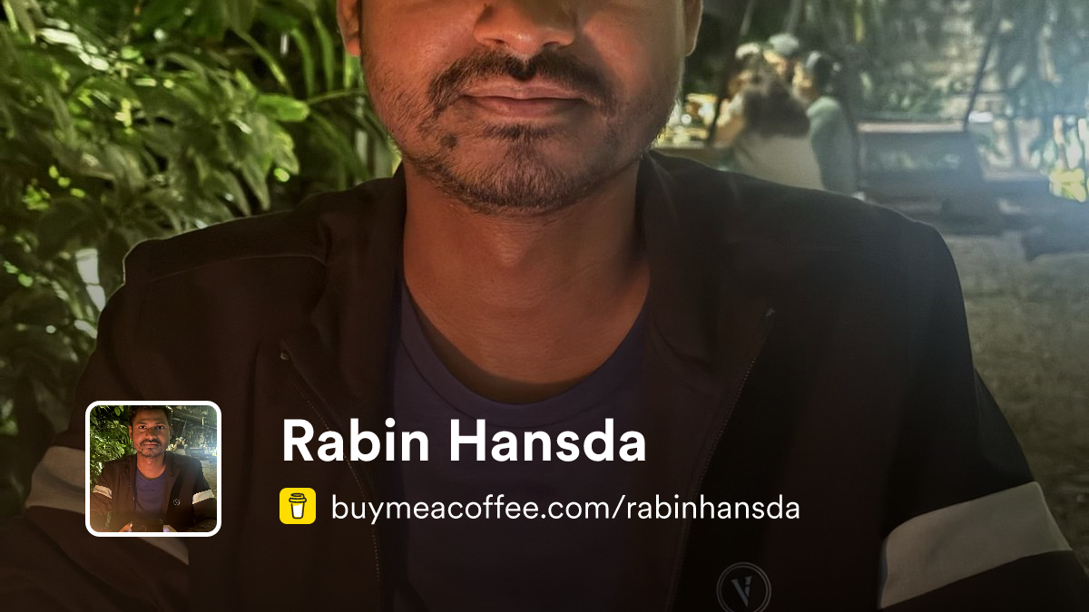 Rabin Hansda - Buymeacoffee