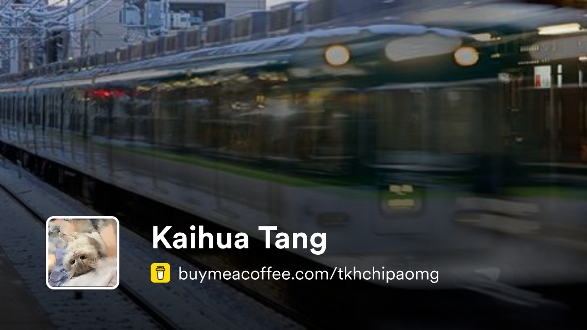Kaihua Tang - Buymeacoffee