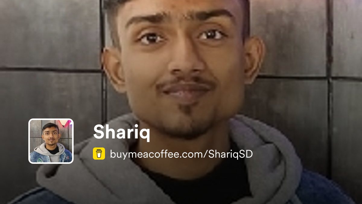 Shariq - Buymeacoffee