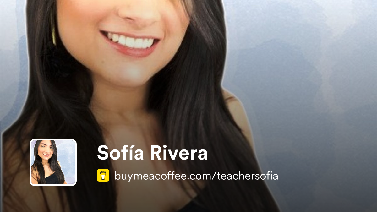 Sofía Rivera - Buymeacoffee