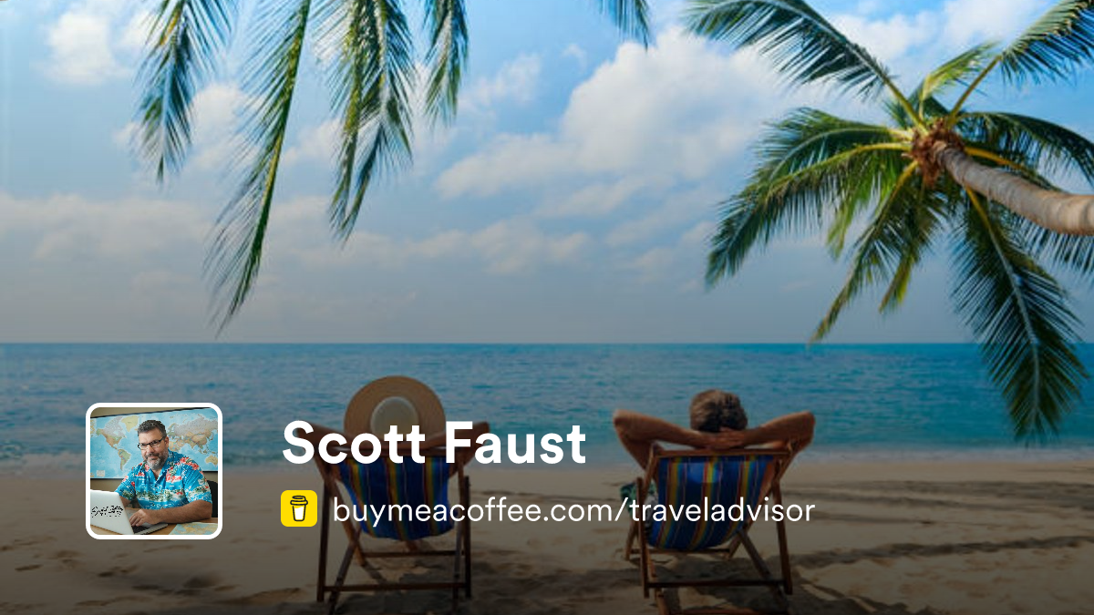 Scott Faust is a travel blogger and podcaster - Buymeacoffee
