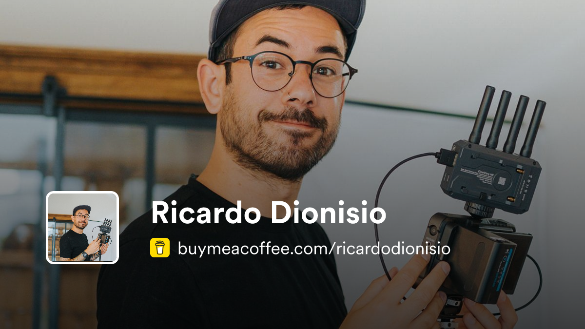 Ricardo Dionisio - Buymeacoffee