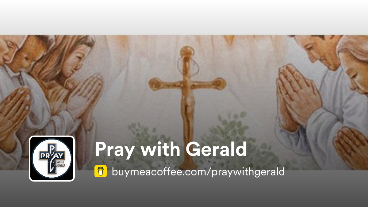 Pray with Gerald - Buymeacoffee