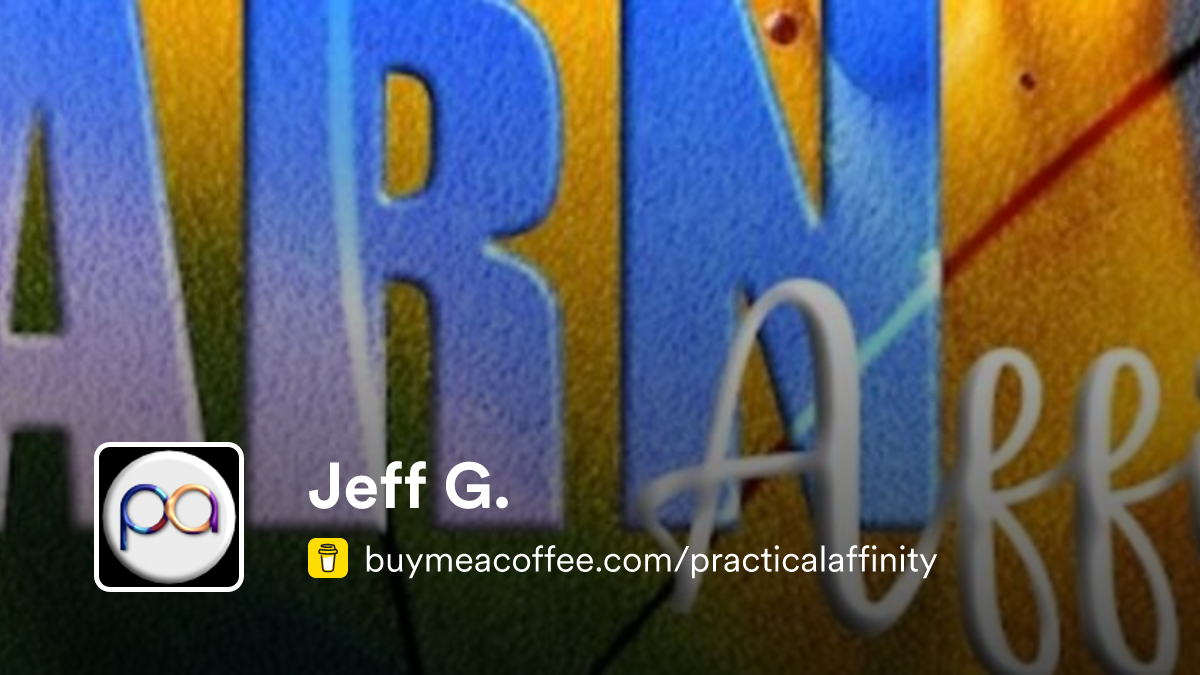 Jeff G. is Affinity Photo and Designer How To video tutorials. - Buymeacoffee