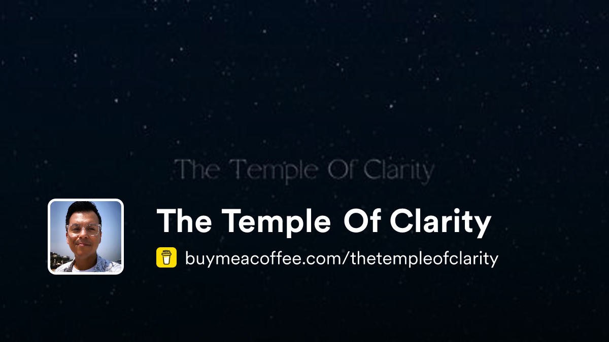 The Temple Of Clarity - Buymeacoffee