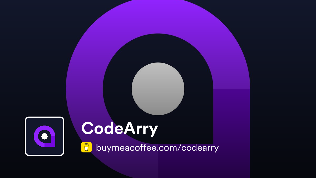 Extras | CodeArry - Buymeacoffee