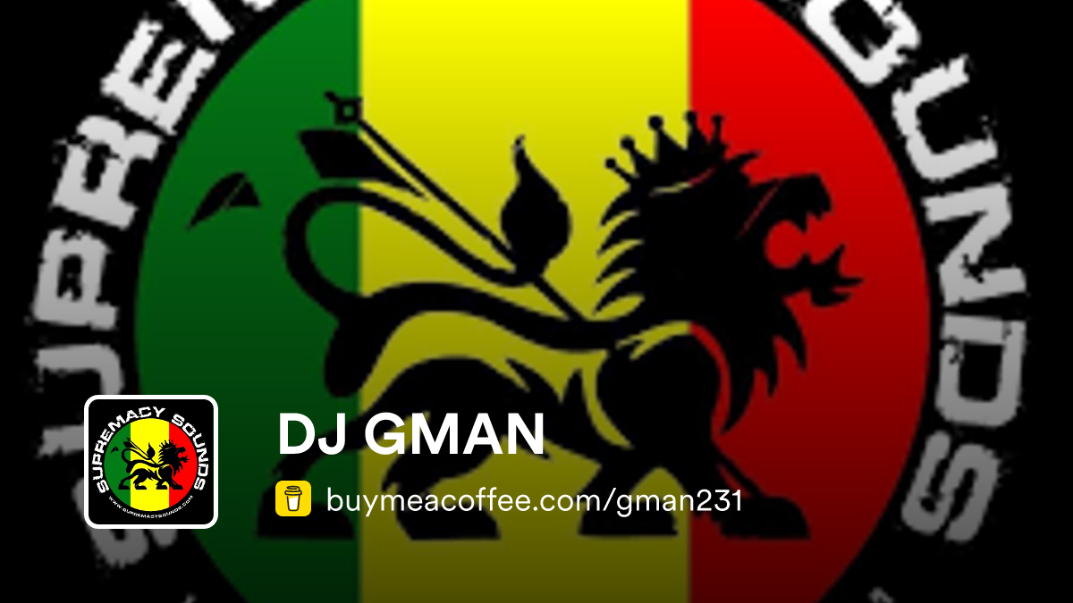 DJ GMAN - Buymeacoffee