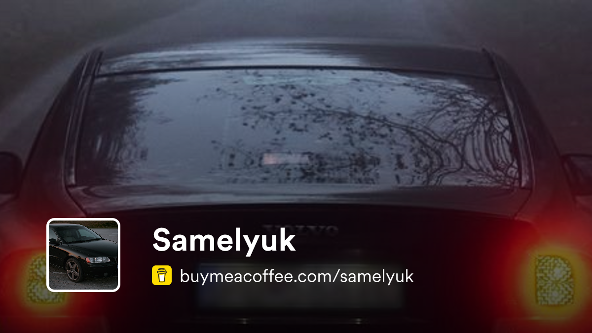 Samelyuk - Buymeacoffee