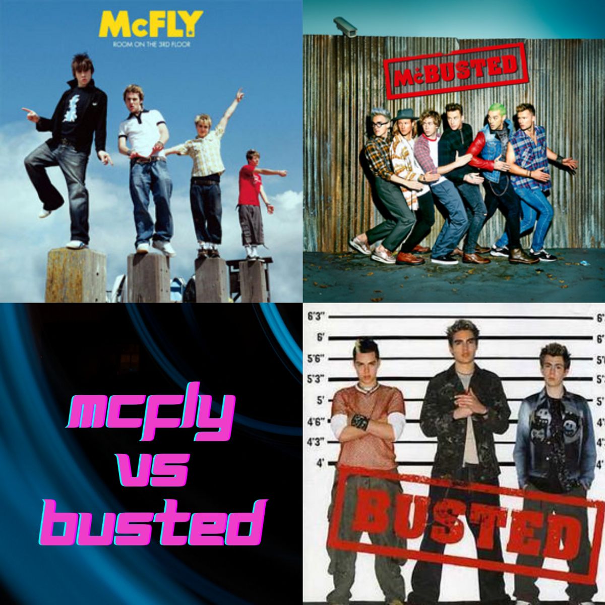 Busted Vs McFly — theplaylistpodcast - Buymeacoffee