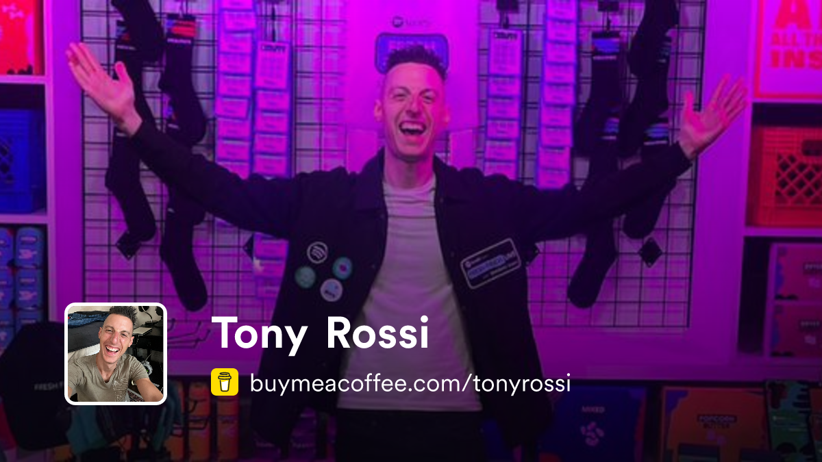 Tony Rossi - Buymeacoffee