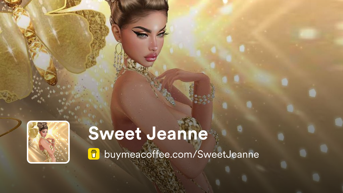Sweet Jeanne is thanking everyone for their love and support. - Buymeacoffee