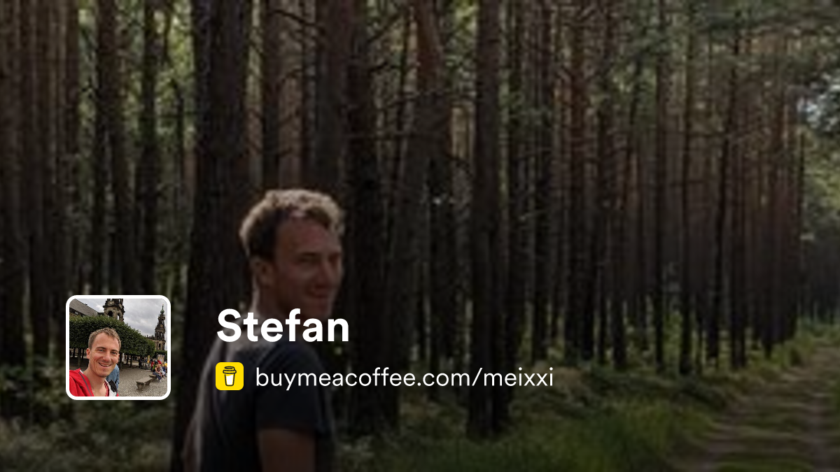 Stefan is open source software on github - Buymeacoffee