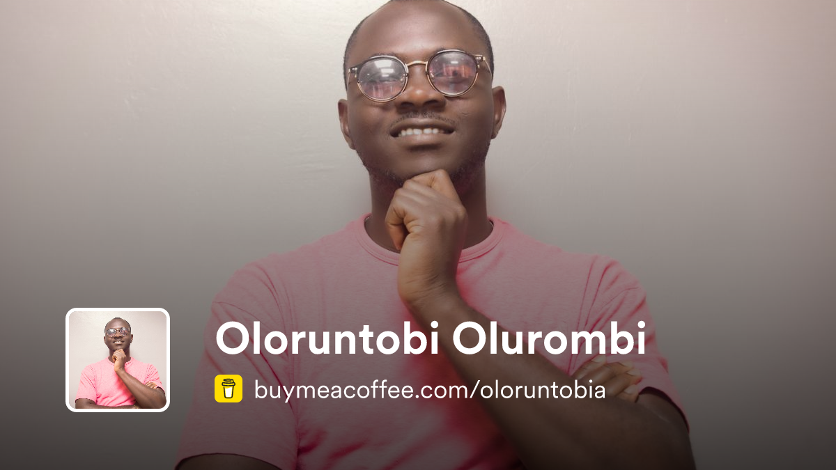 Oloruntobi Olurombi - Buymeacoffee