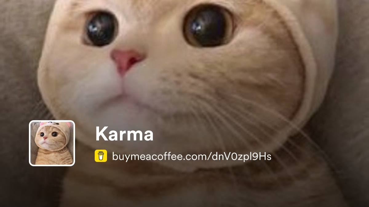 Karma - Buymeacoffee