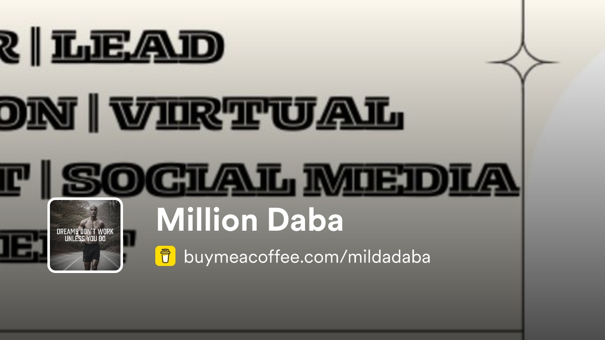 Million Daba - Buymeacoffee