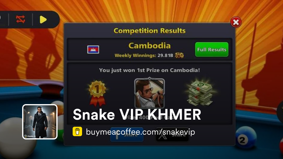 Snake VIP KHMER - Buymeacoffee