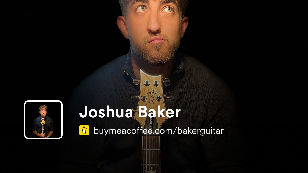 Joshua Baker - Buymeacoffee