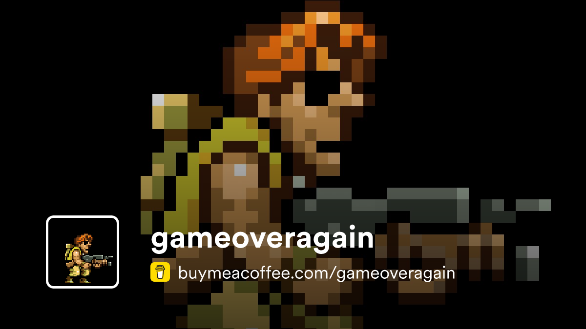 gameoveragain - Buymeacoffee