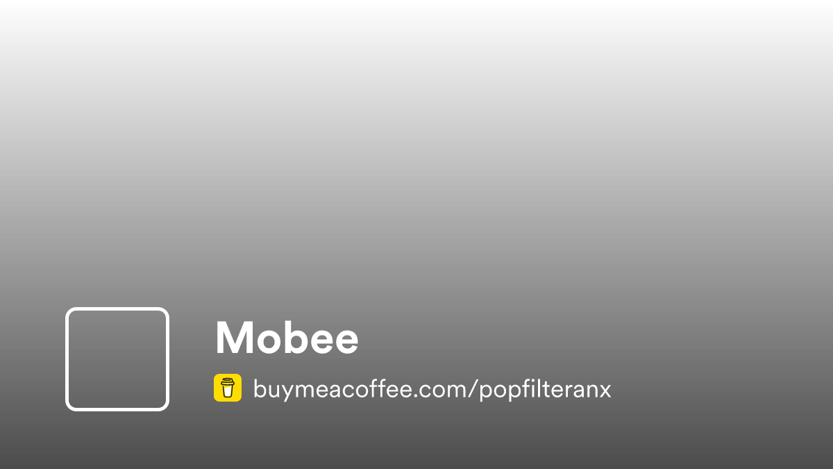 Mobee - Buymeacoffee