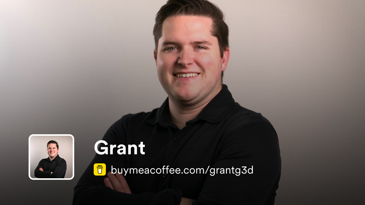 Grant is creating and sharing designs for the 3D printing community ...