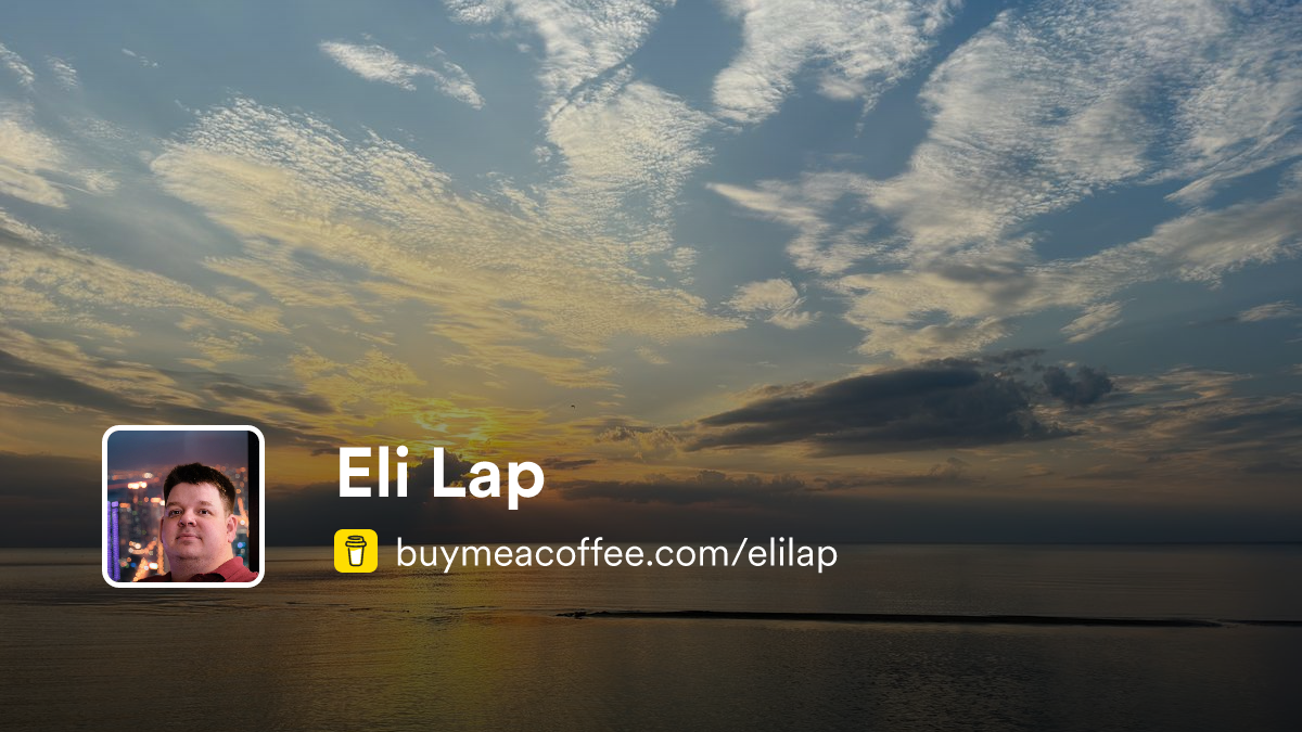 Eli Lap is Building software, sharing - Buymeacoffee