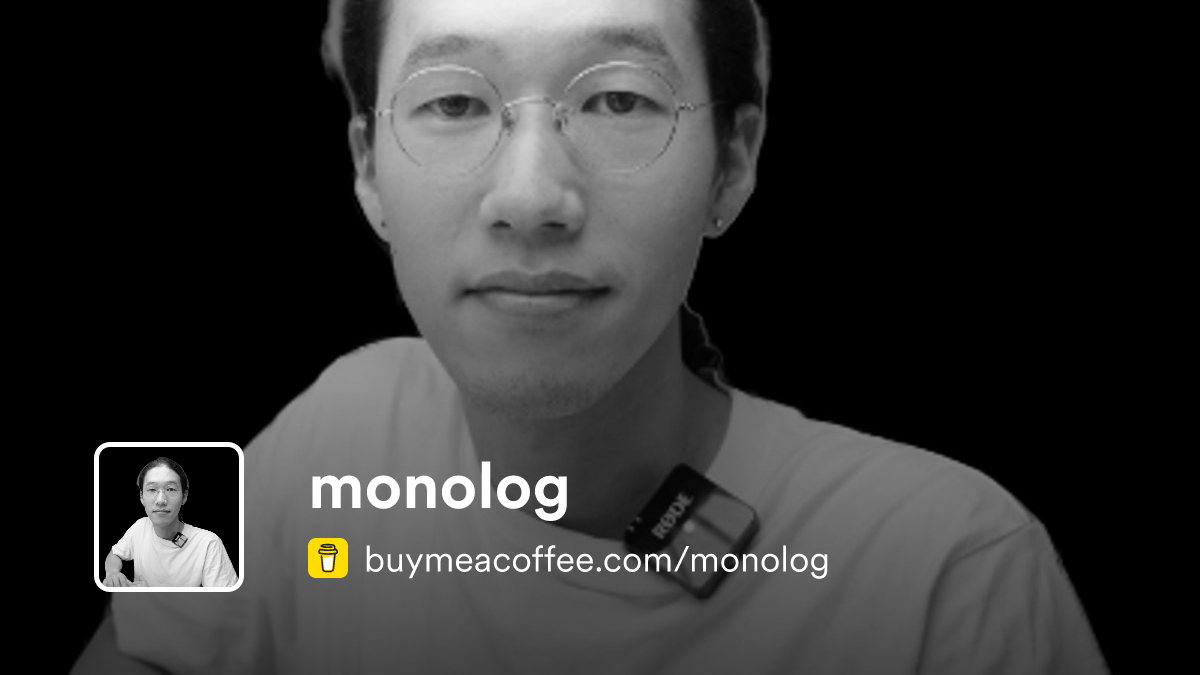 monolog - Buymeacoffee