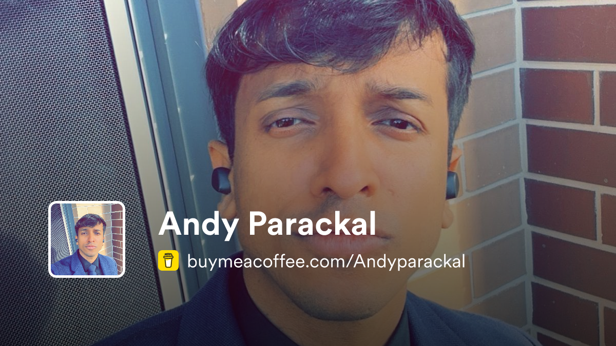 Andy Parackal - Buymeacoffee