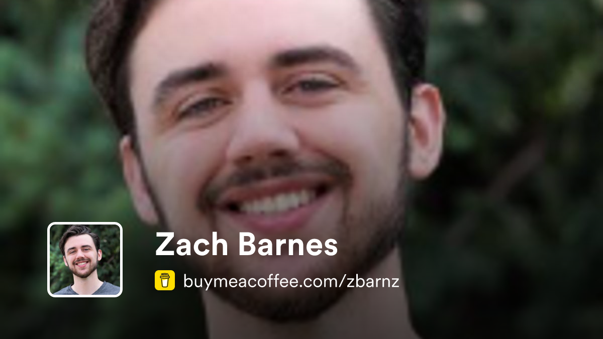 Zach Barnes - Buymeacoffee