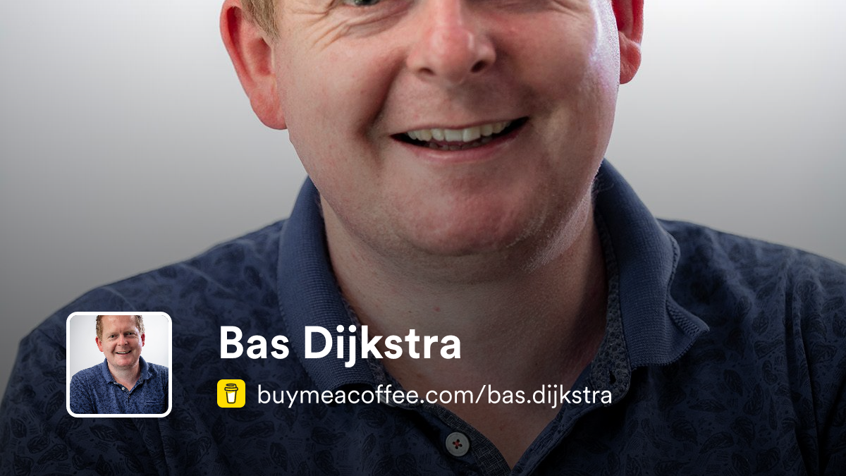 Bas Dijkstra - Buymeacoffee