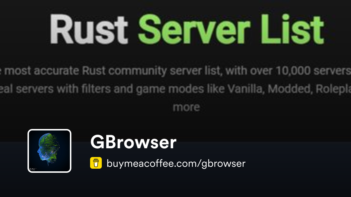 GBrowser - Buymeacoffee