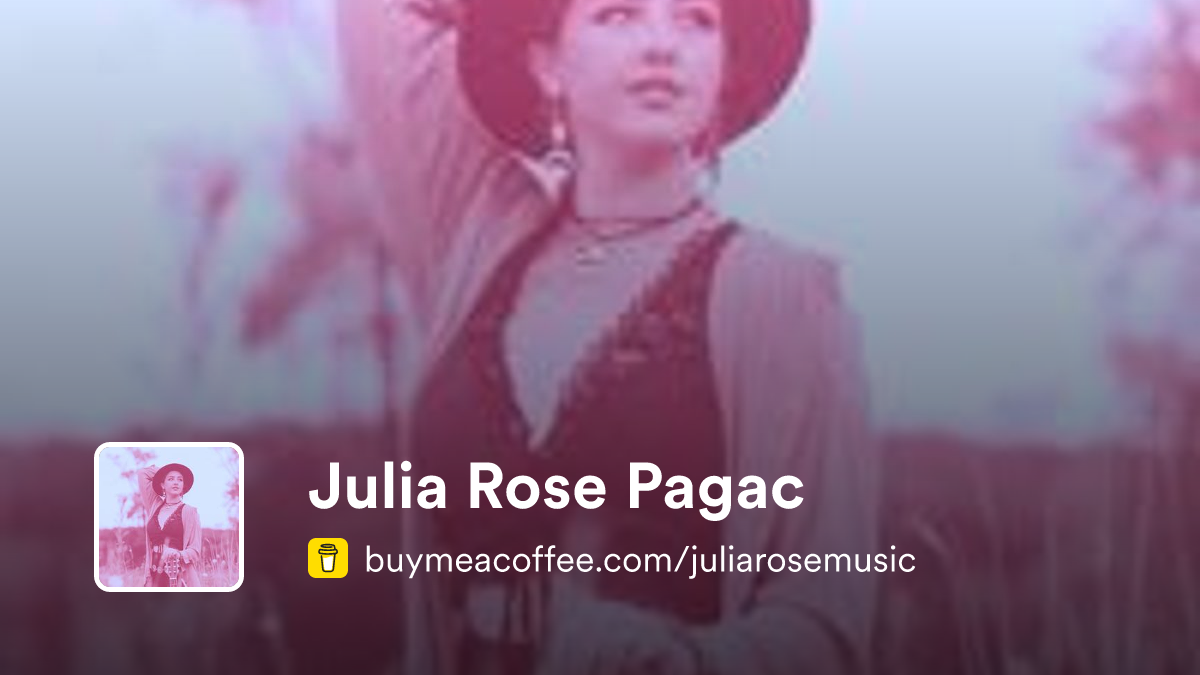 Julia Rose Pagac - Buymeacoffee